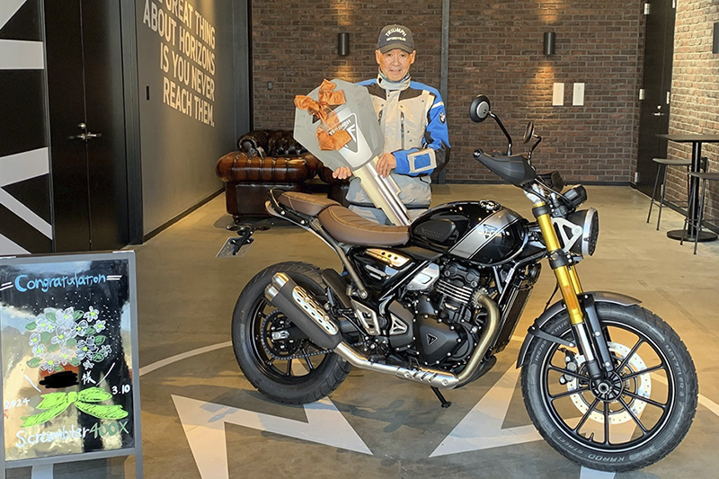 スクランブラー400X（2024） takiziさん トライアンフ オーナーズスナップ | バージントライアンフ